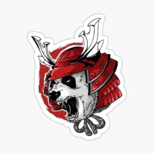 "Samurai Panda" Sticker for Sale by EdySH0P | Redbubble