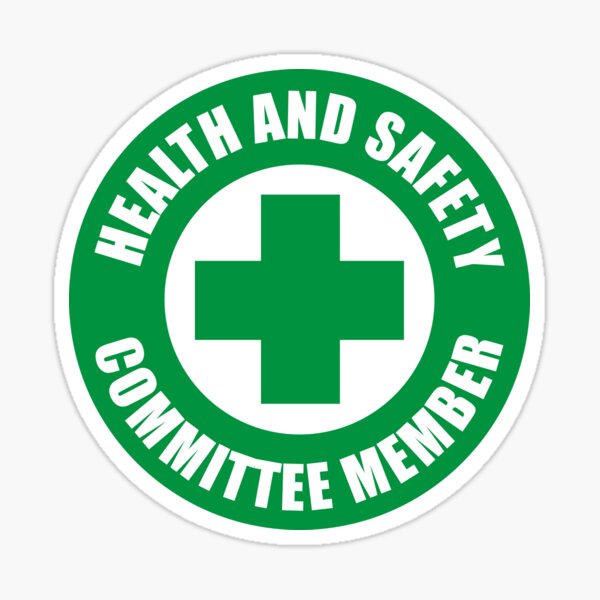 "Health and Safety Committee Member" Sticker for Sale by Doacts | Redbubble