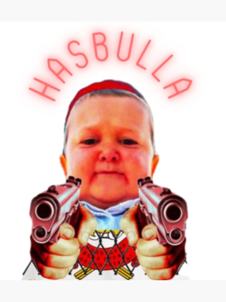 Lámina fotográfica «Pegatinas de Hasbulla Magomedov, camisetas de ...