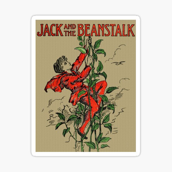 "Jack and the Beanstalk " Sticker for Sale by Edpod | Redbubble