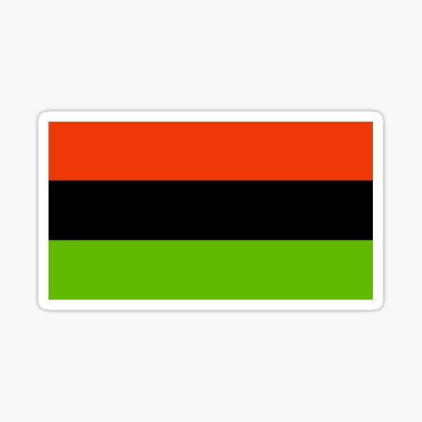 "Pan-African Flag" Sticker by HillTopView | Redbubble