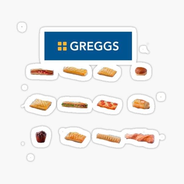 "Greggs" Sticker for Sale by A010 | Redbubble