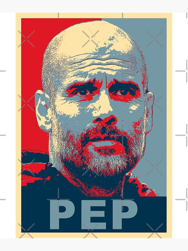 "Vintage Photography Design Pep Guardiola In World Where You" Poster ...