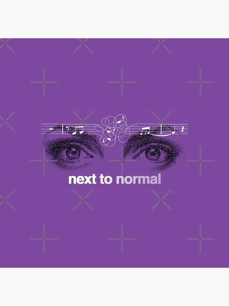 "Next to normal logo" Pin for Sale by Leyzel | Redbubble