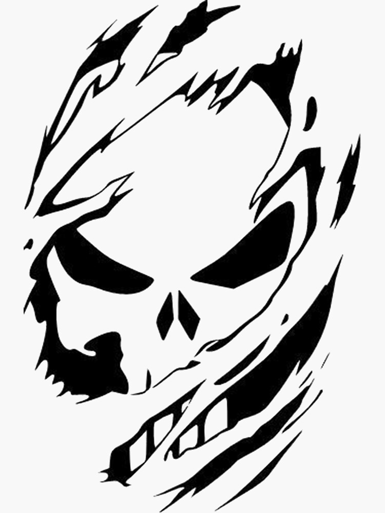 "Skull skeleton" Sticker for Sale by DZOSUA | Redbubble