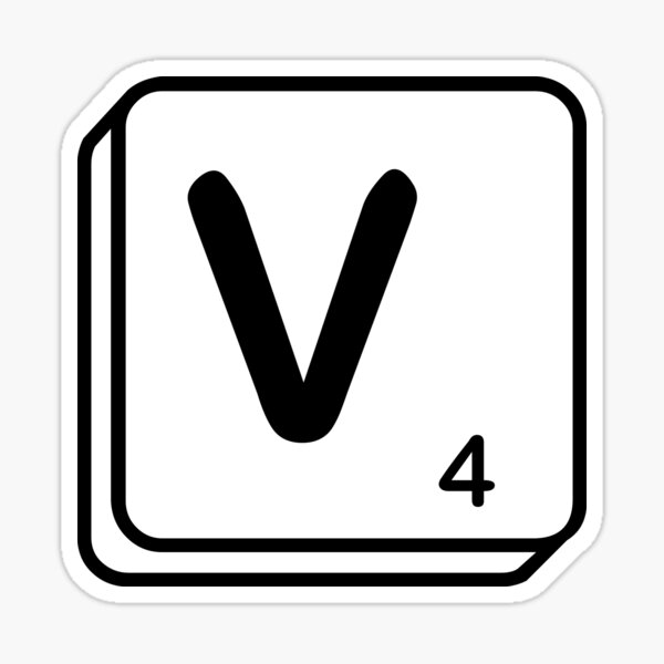 "V Letter Scrabble Tile Board Games And English Alphabet Letters Lover ...