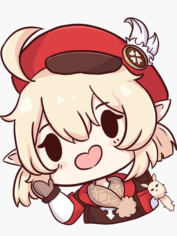 "Chibi Klee - Genshin Impact" Sticker by RikadaeShop | Redbubble