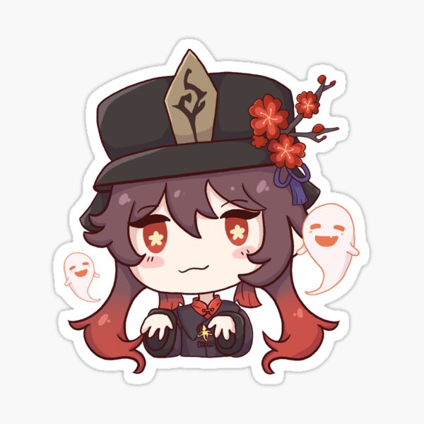 "Chibi Hu Tao - Genshin Impact" Sticker von RikadaeShop | Redbubble