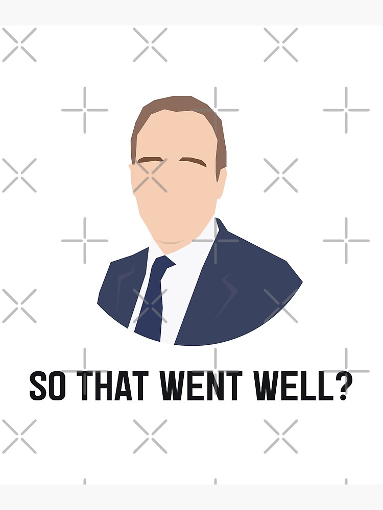 "Funny Matt Hancock / So that went well" Poster for Sale by art-fox ...