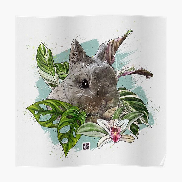 "Bugs the Bun" Poster for Sale by elvenwings | Redbubble