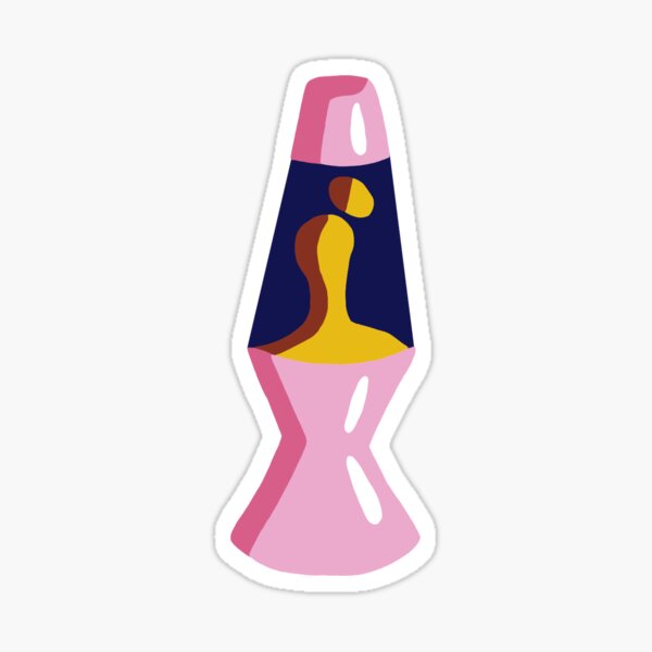 "Pink Lava Lamp" Sticker for Sale by MCarothers | Redbubble
