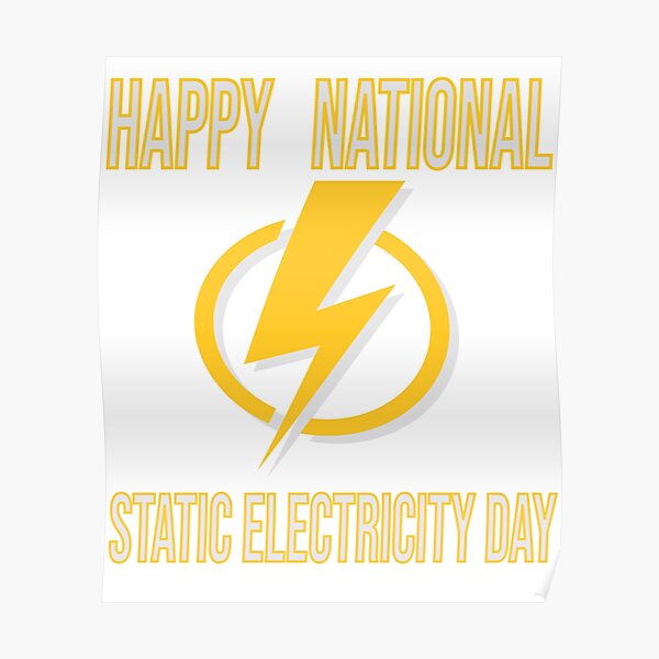 "Static electricity day 9th January Electric National Day Shock ...