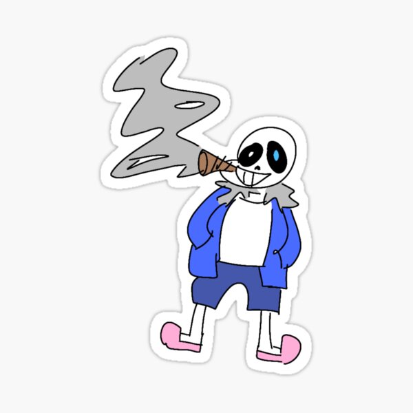 "Sans Undertale Hitting That Doobie" Sticker for Sale by RaspberryRhen ...