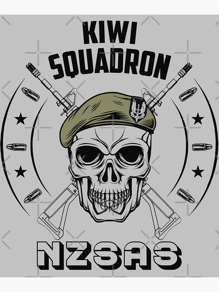 "NZSAS New Zealander Special Force Air Service Regiment 1375" Sticker ...