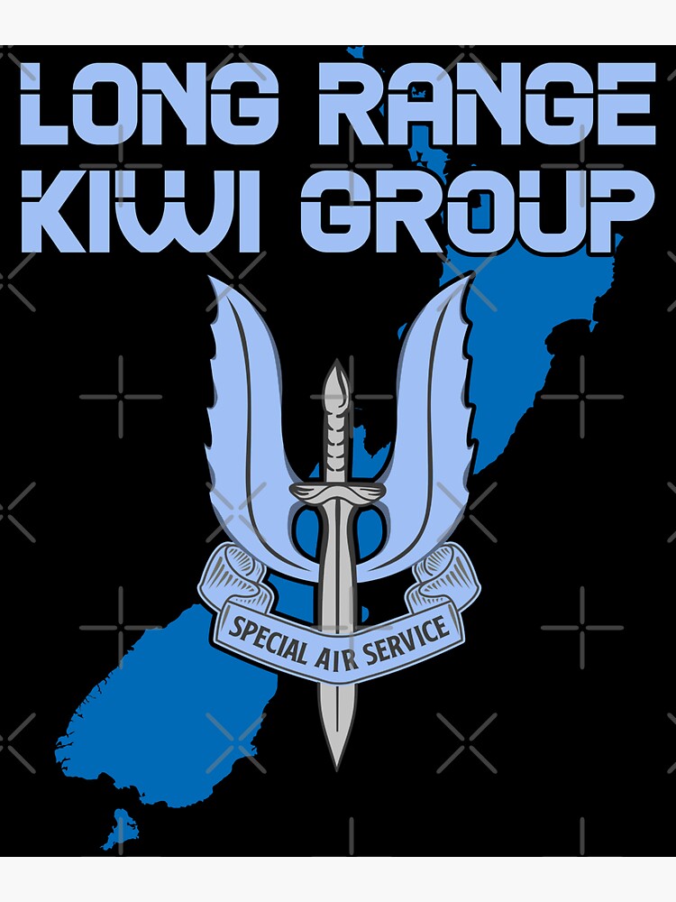 "NZSAS New Zealander Special Force Air Service Regiment 1373" Sticker ...