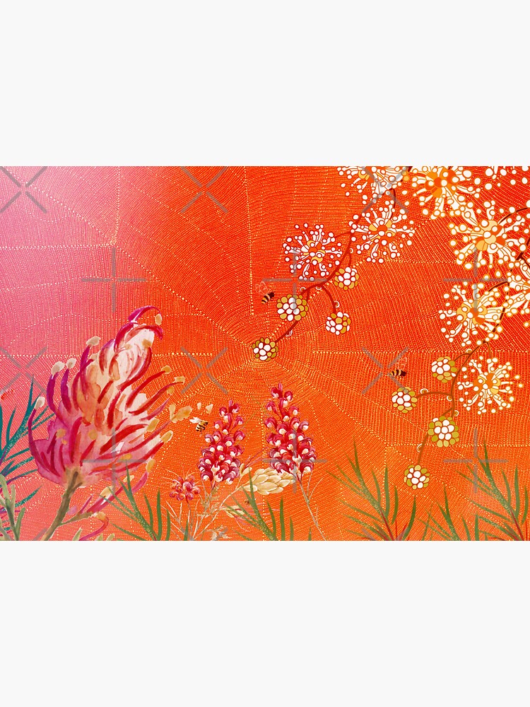 "Aussie Bush Garden" Sticker by artofrobbii | Redbubble