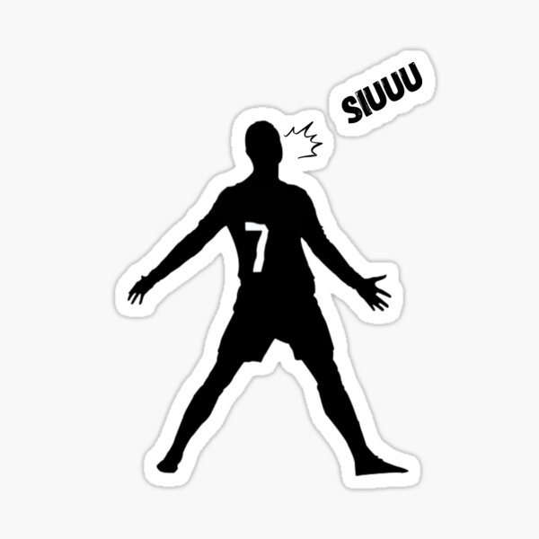 Pegatina «Siuuu» de LotfiHamani | Redbubble