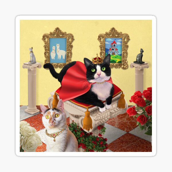 "Almighty King Louis" Sticker for Sale by SarahCRiley | Redbubble