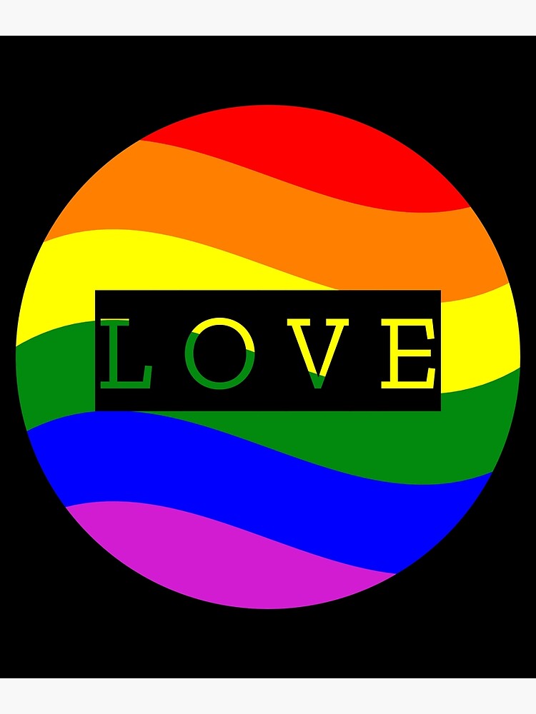 "Love LGBTIQ PRIDE " Poster for Sale by Pride-Arts | Redbubble
