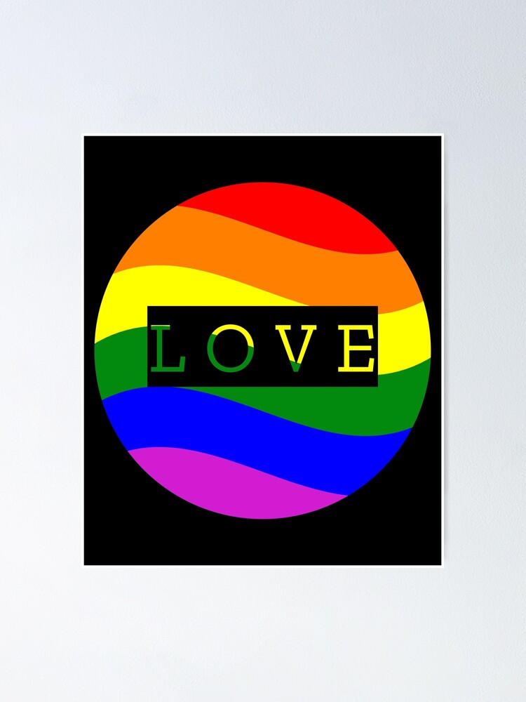 "Love LGBTIQ PRIDE " Poster for Sale by Pride-Arts | Redbubble