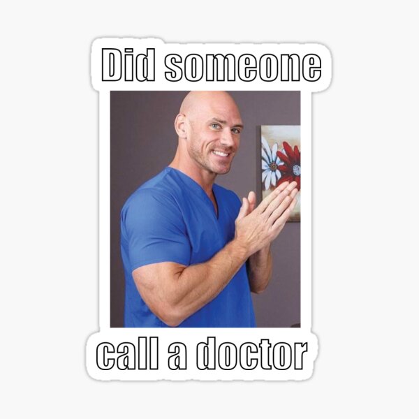 "Johnny sins Doctor" Sticker for Sale by YKatire | Redbubble