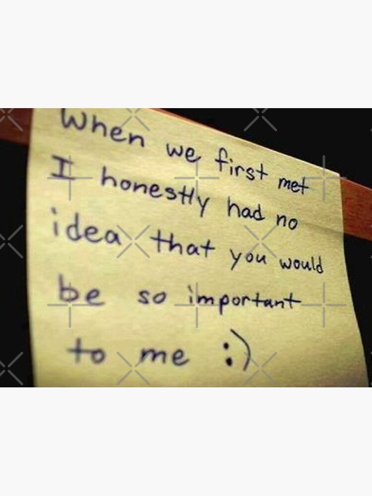 "Declaration of love, when we first met" Sticker for Sale by nature-pic ...