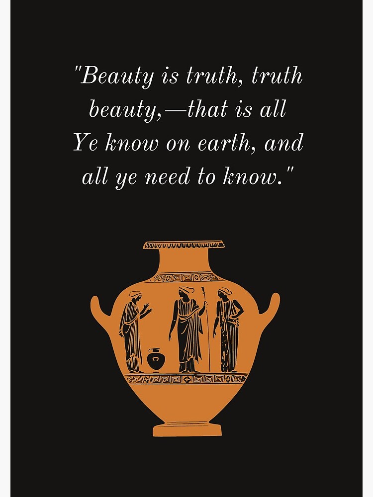 "John Keats' Ode on a Grecian Urn" Spiral Notebook for Sale by ...