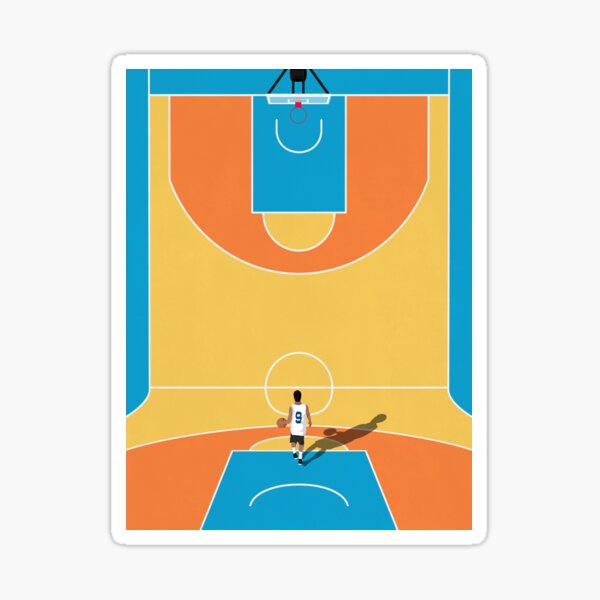 "Basketball Inception " Sticker for Sale by The-Drone-Man | Redbubble