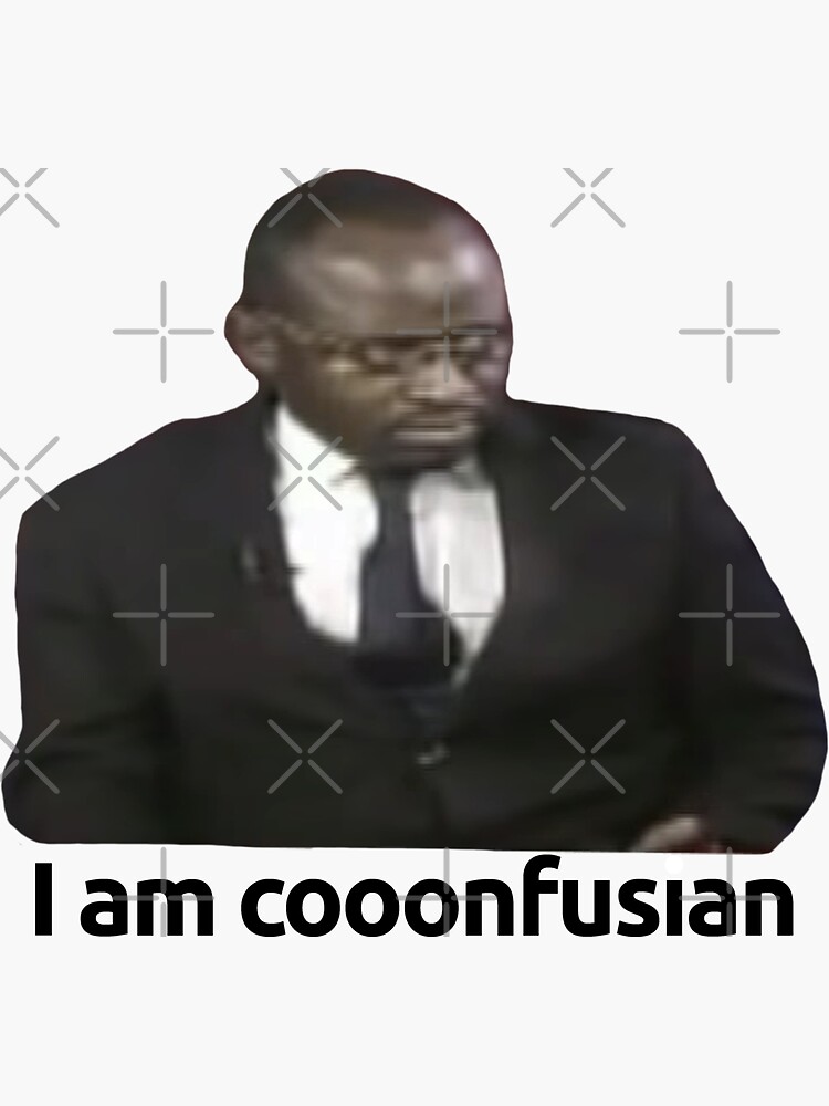 "I am cooonfusian - uganda pasta sempa meme" Sticker for Sale by ...