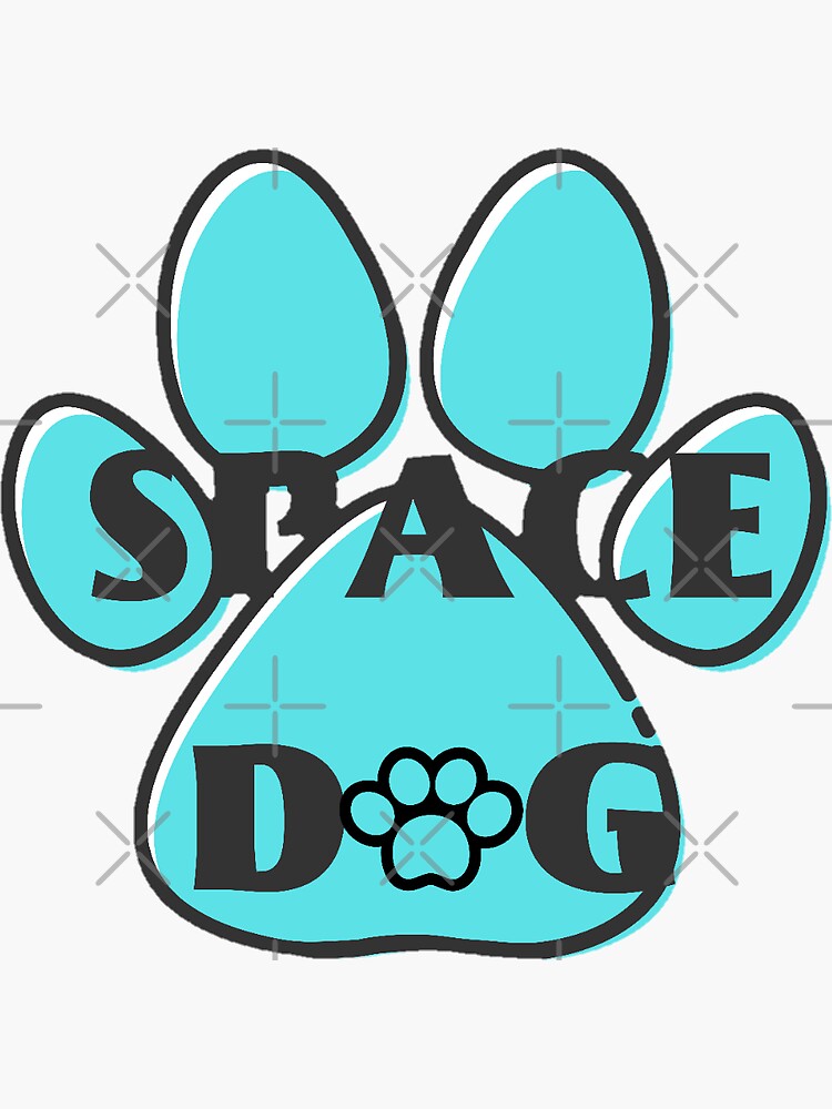 "SPACE DOG" Sticker by ac-virtualshop | Redbubble
