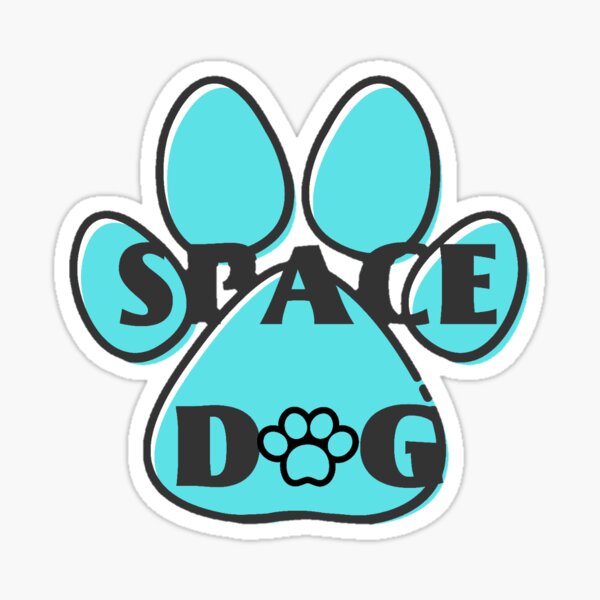 "SPACE DOG" Sticker by ac-virtualshop | Redbubble