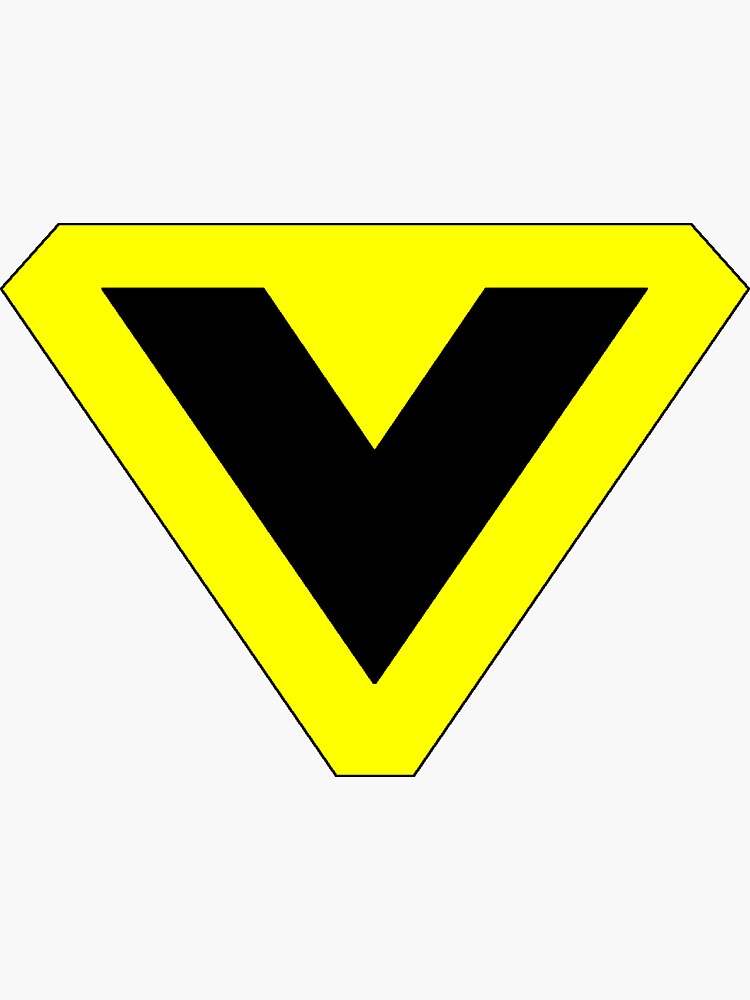"Gingaman (Yellow Symbol)" Sticker for Sale by StephenE1995 | Redbubble