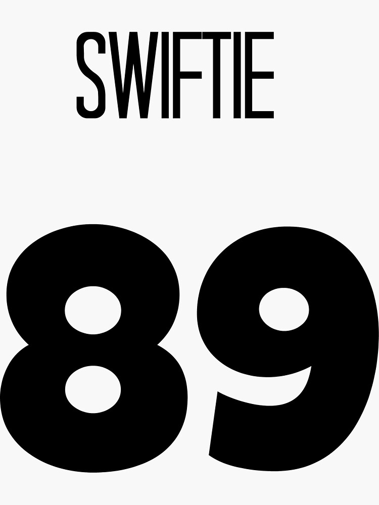 "swiftie 89" Sticker for Sale by irisswift13 | Redbubble