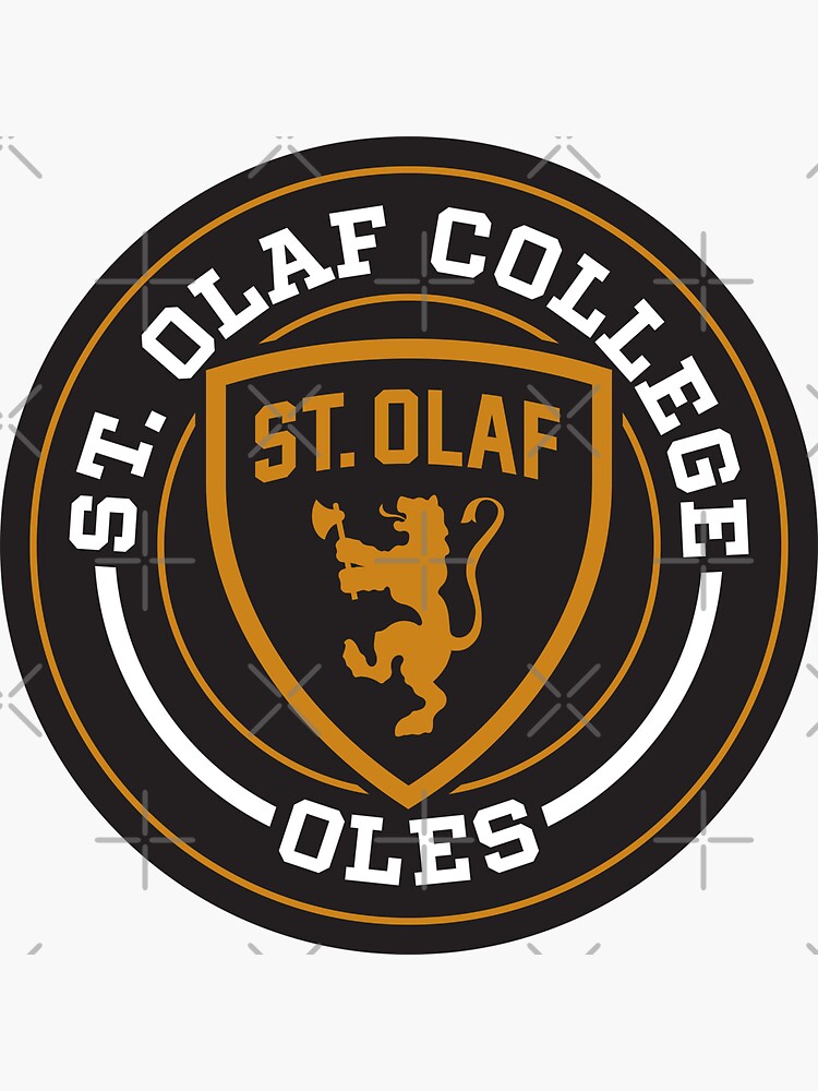 "St. Olaf - Circle" Sticker for Sale by wuflestadj | Redbubble