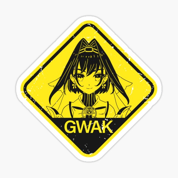 "Warning Gwak" Sticker for Sale by CCCDesign | Redbubble