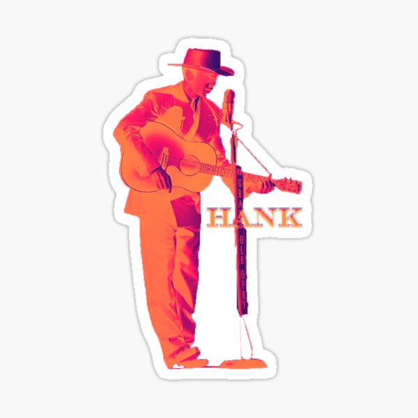 "Hank The legend country" Sticker for Sale by ghocay93 | Redbubble