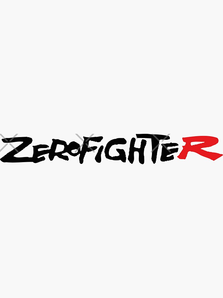 "zerofighteR" Sticker for Sale by JDMShop | Redbubble