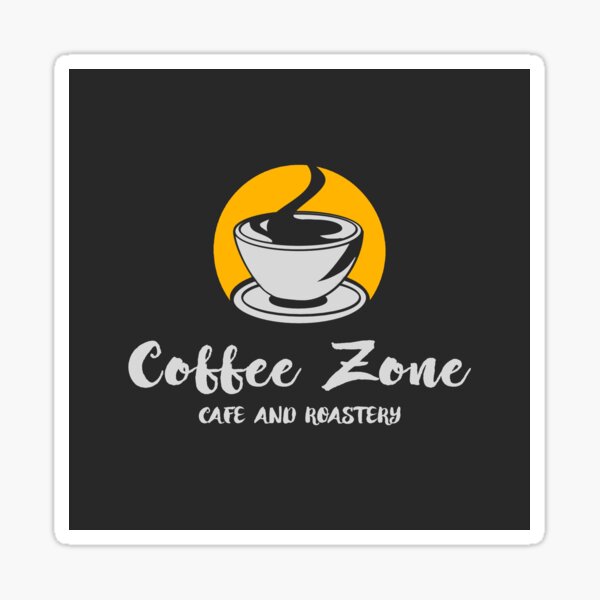 "Coffe Zone" Sticker for Sale by DimkeDesign | Redbubble