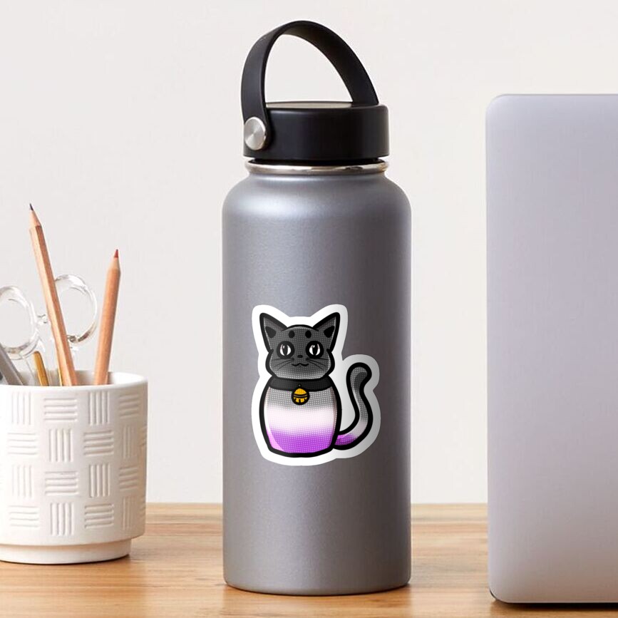 Pride Cat Asexual Sticker For Sale By Onlymiku Redbubble