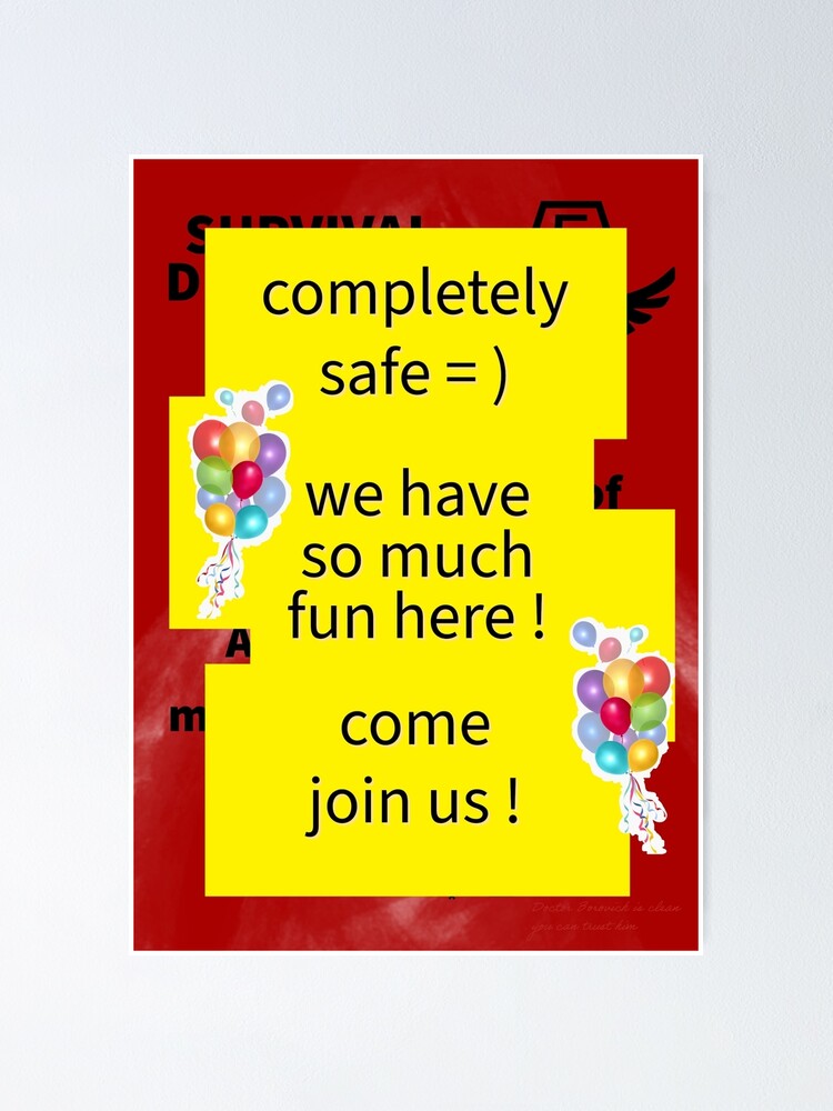 "Backrooms Level Fun = )" Poster for Sale by Raildur | Redbubble