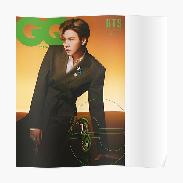 "BTS Vogue cover suga" Poster by Purple-Pheonix | Redbubble
