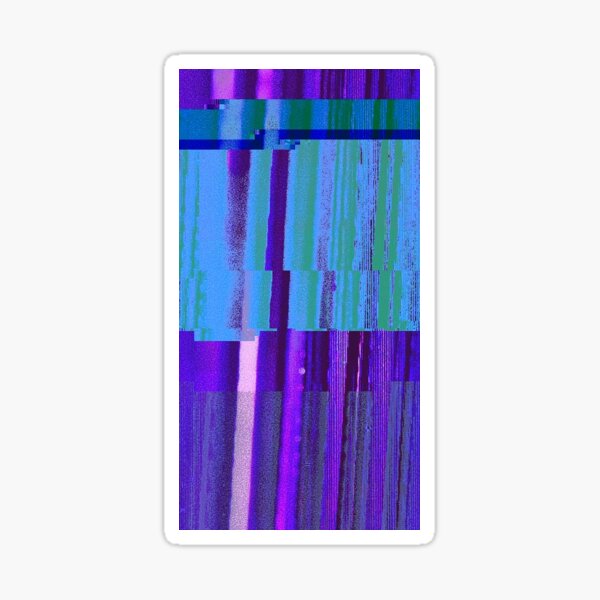 "Grape glitch edit" Sticker for Sale by animalwithclo | Redbubble