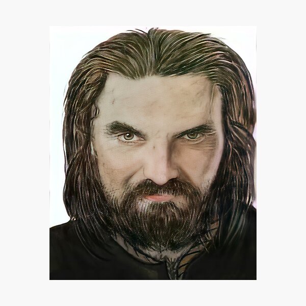 Lámina fotográfica «Actor turco bamsi bey dibujo a lápiz diseño de ...