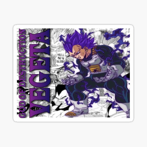 "Ultra Ego Vegeta" Sticker for Sale by GeeksHaven | Redbubble