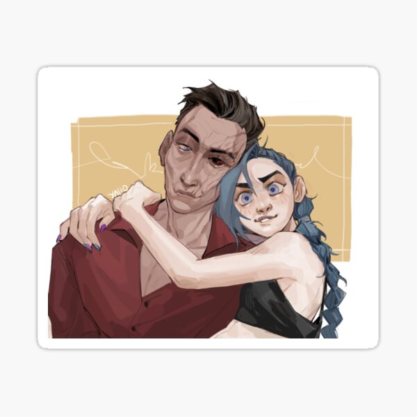 "Silco Arcane Jinx" Sticker for Sale by DigitalTechMA | Redbubble