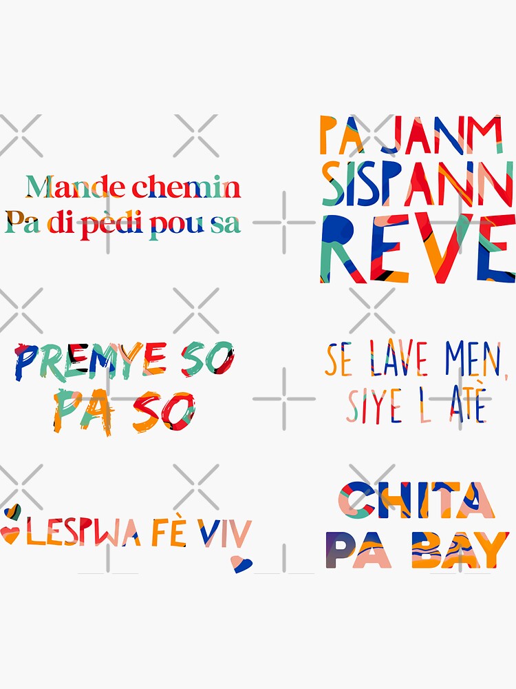 "Haitian Proverbs and sayings in creole 3" Sticker for Sale by ...