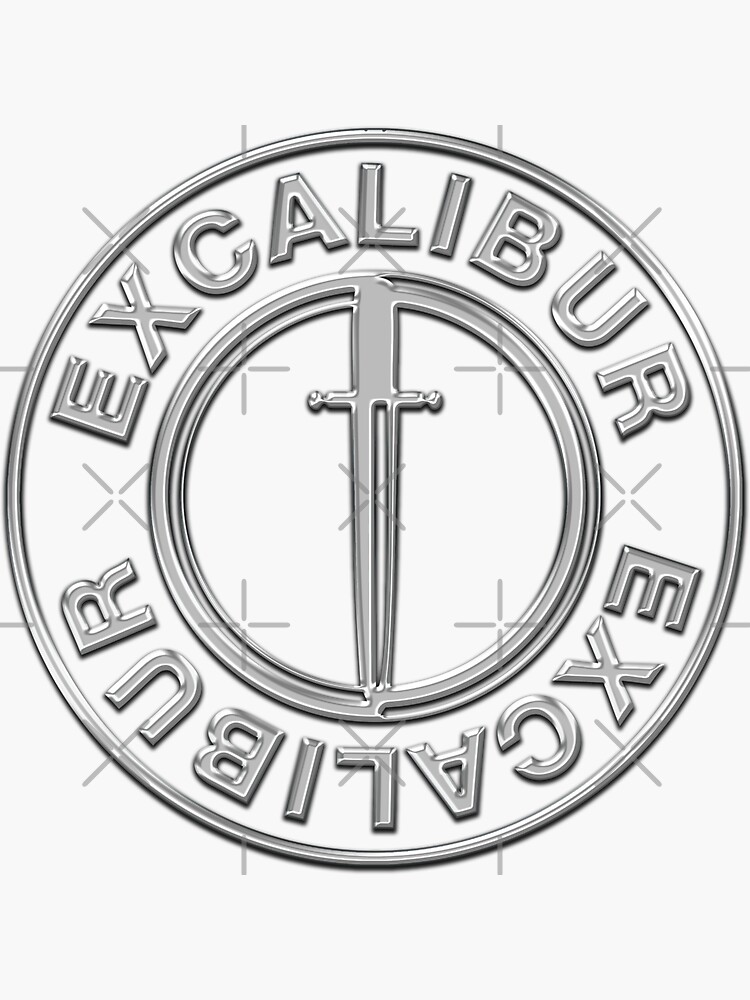 Sticker « Excalibur », par AutoGahn | Redbubble