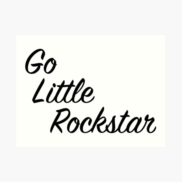 "Go Little Rockstar - Pope is a Rockstar - Tik Tok TikTok Trend" Art ...