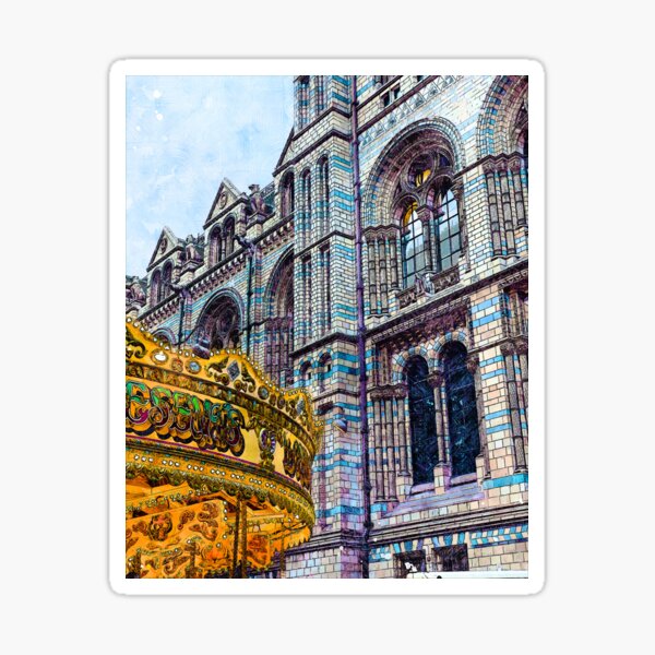 "London Natural History Museum" Sticker for Sale by Earth-Magic | Redbubble
