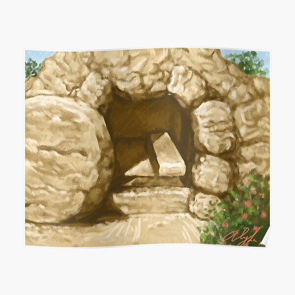 ""The Empty Tomb" Digital Art" Poster for Sale by Propavenda | Redbubble